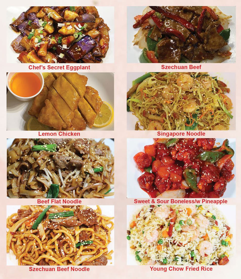 Menu – 955 Chinese food